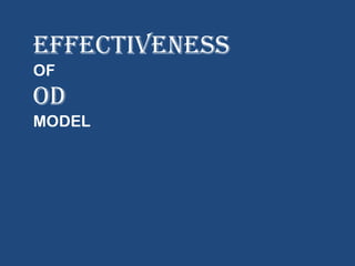 Organisational Development (OD) Models | PPT