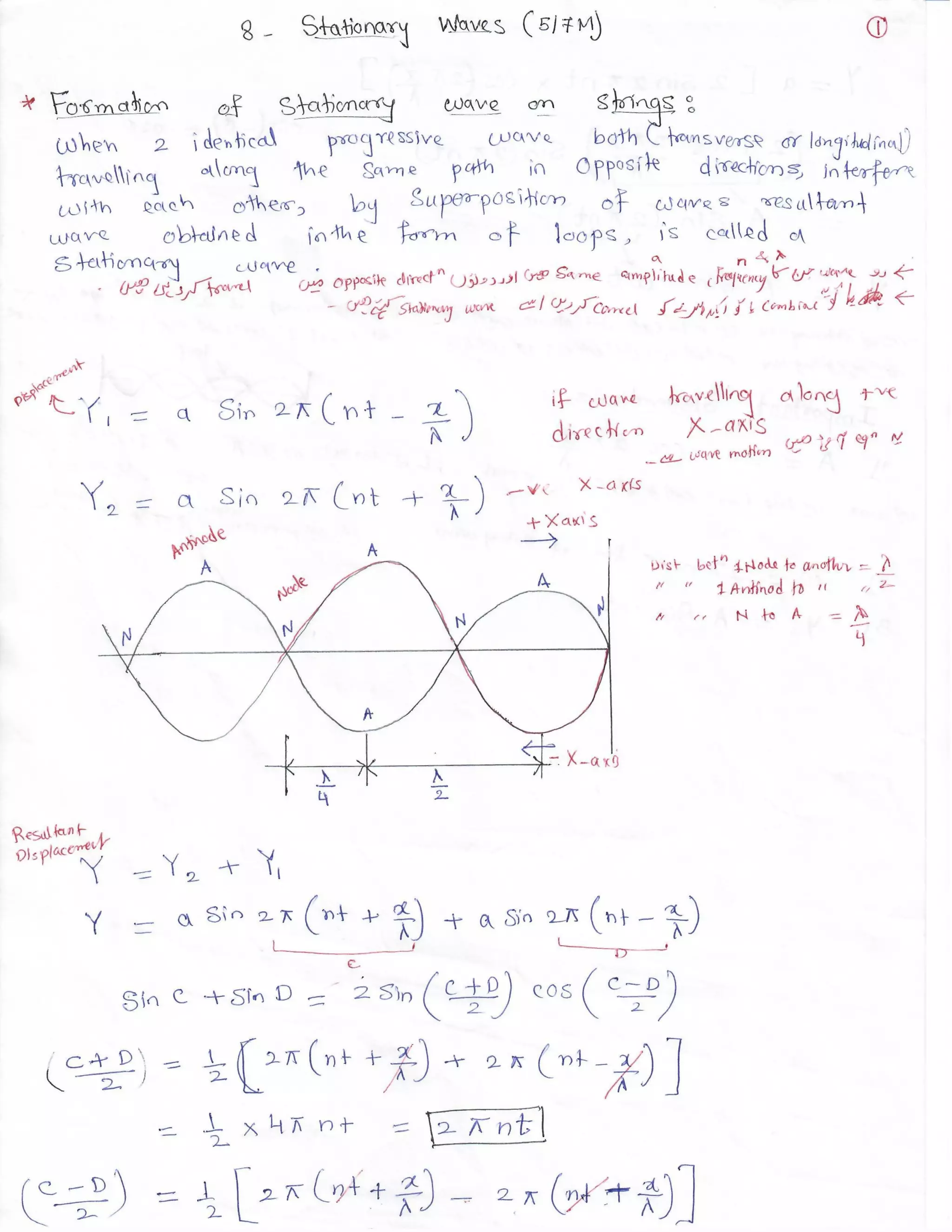 8.stationary wave | PDF
