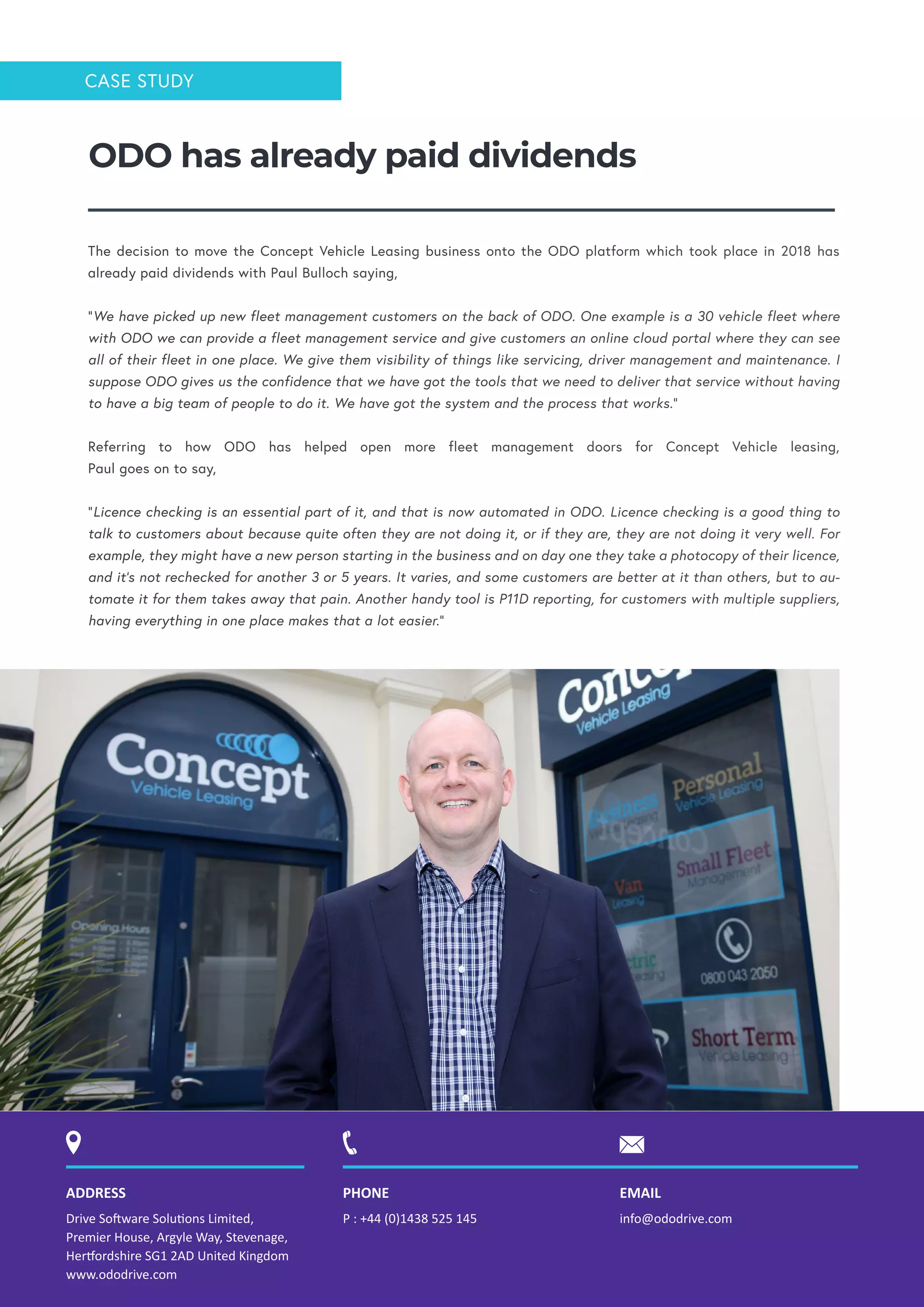 Odo case study concept vehicle leasing (002) | PDF