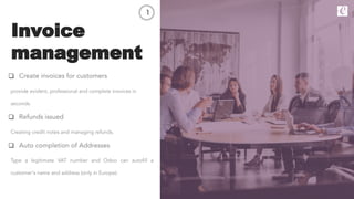 Odoo Invoicing Features | PDF