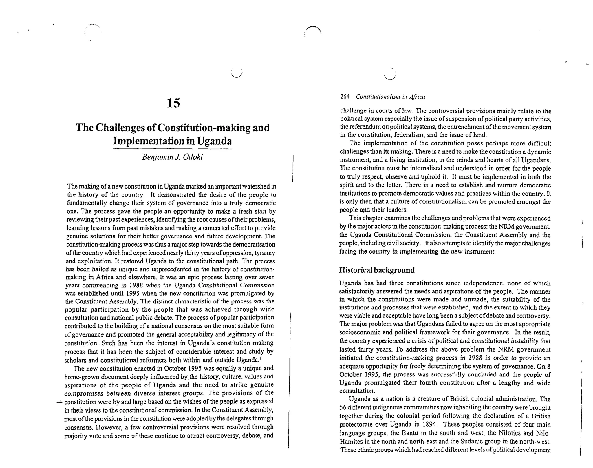 Challenges of Constitution-making in Uganda.pdf