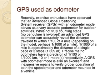 Odometer | PPTX