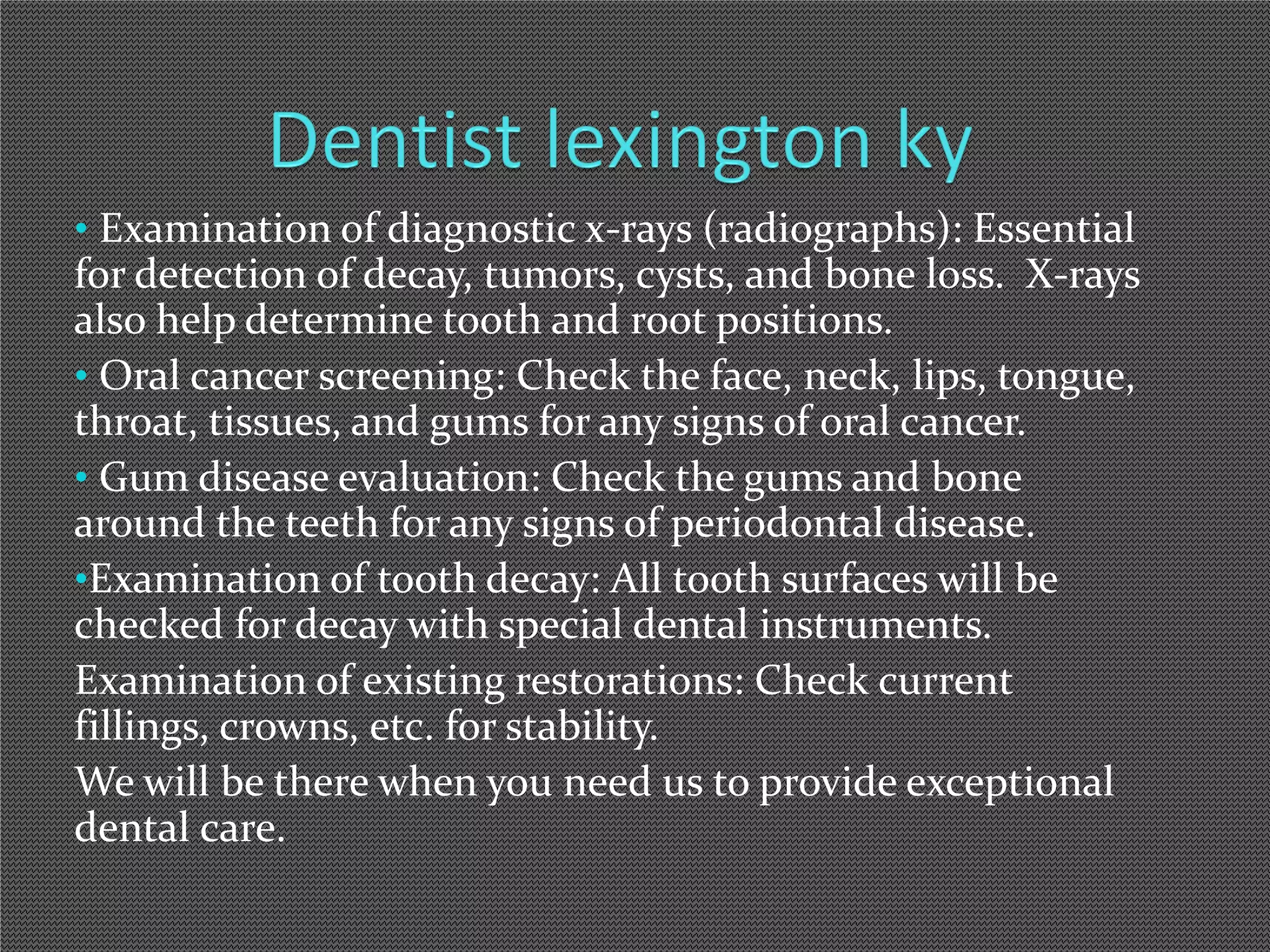 dentist lexington | PDF