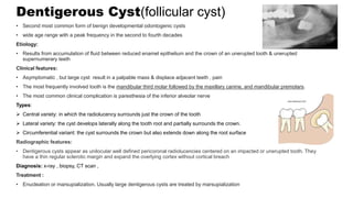 Classification and management Odontogenic cysts of oral cavity | PPTX ...