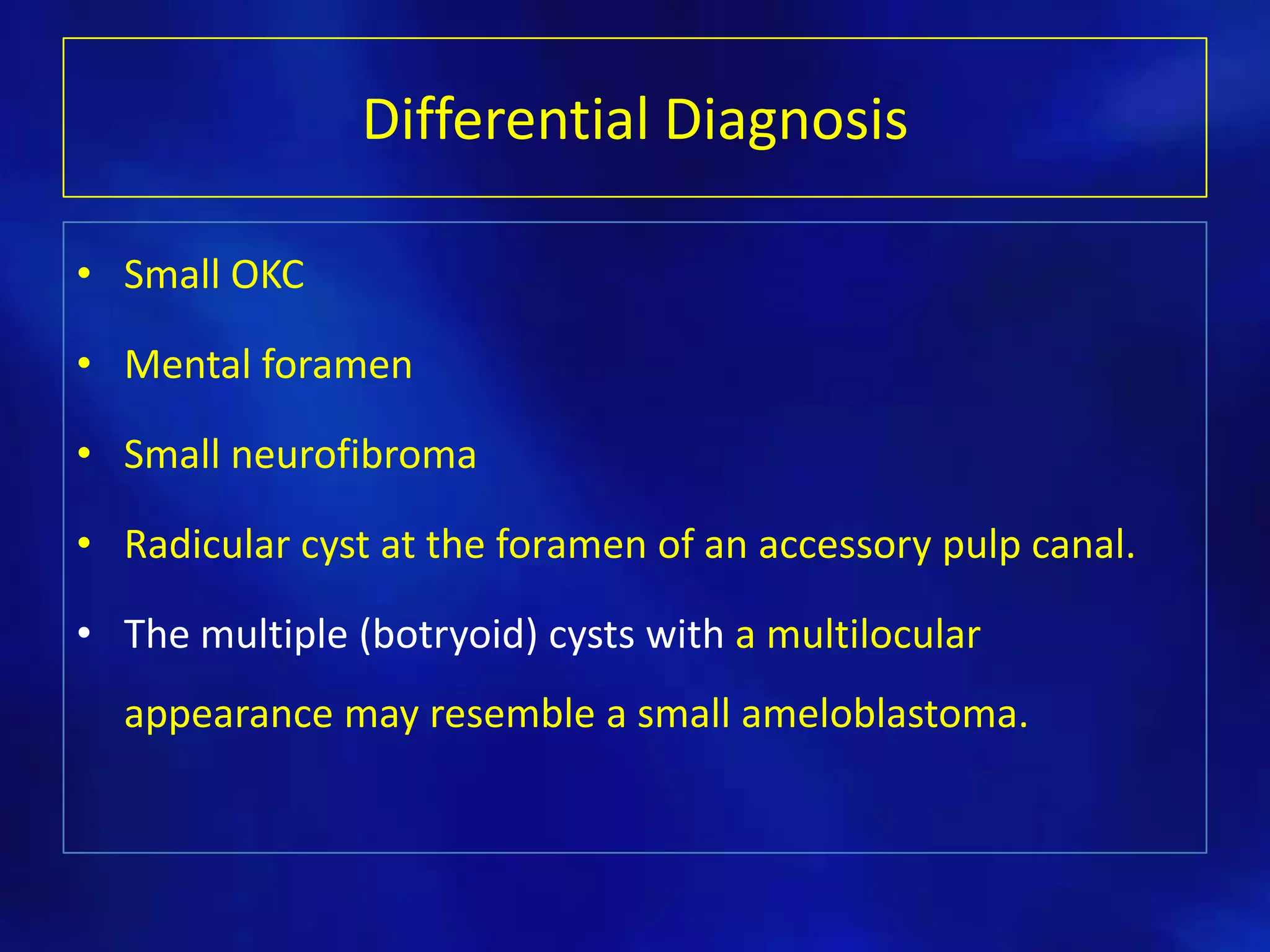 Odontogenic cysts | PPTX
