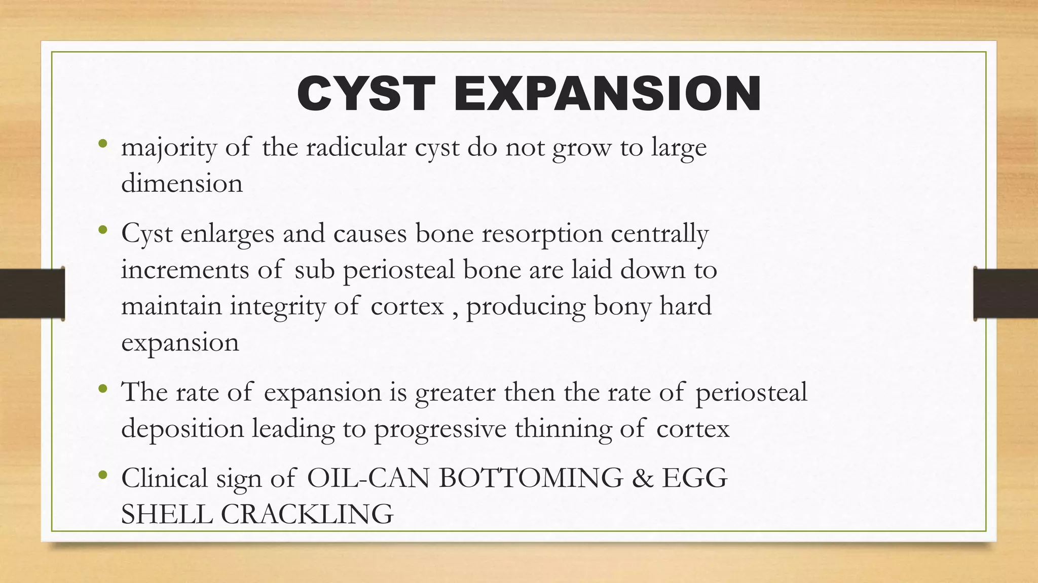 Odontogenic cyst | PPTX