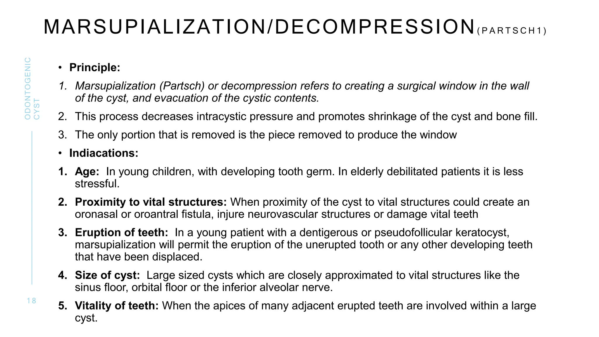 ODONTOGENIC CYSTS OF THE JAWS AND THE MANAGEMENT | PPTX