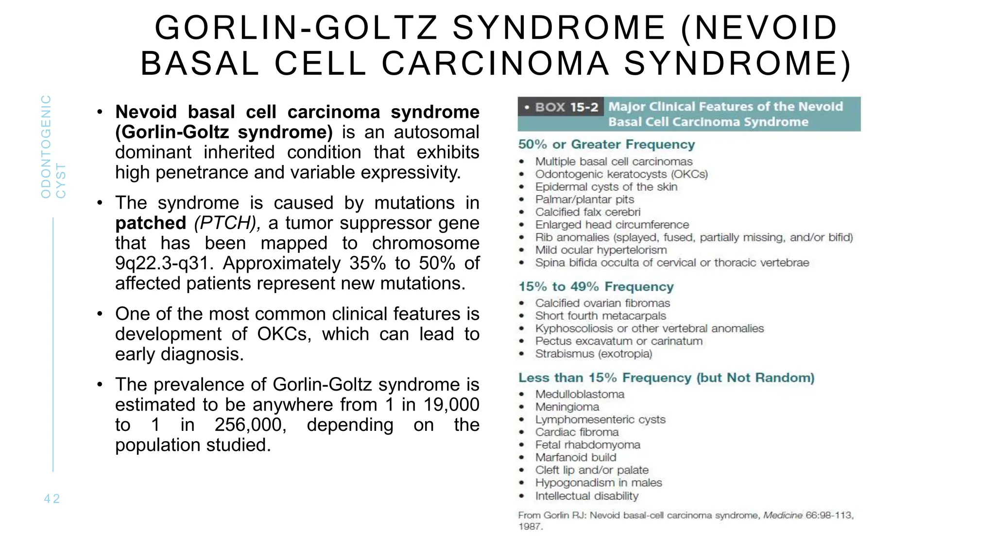 ODONTOGENIC CYSTS OF THE JAWS AND THE MANAGEMENT | PPTX