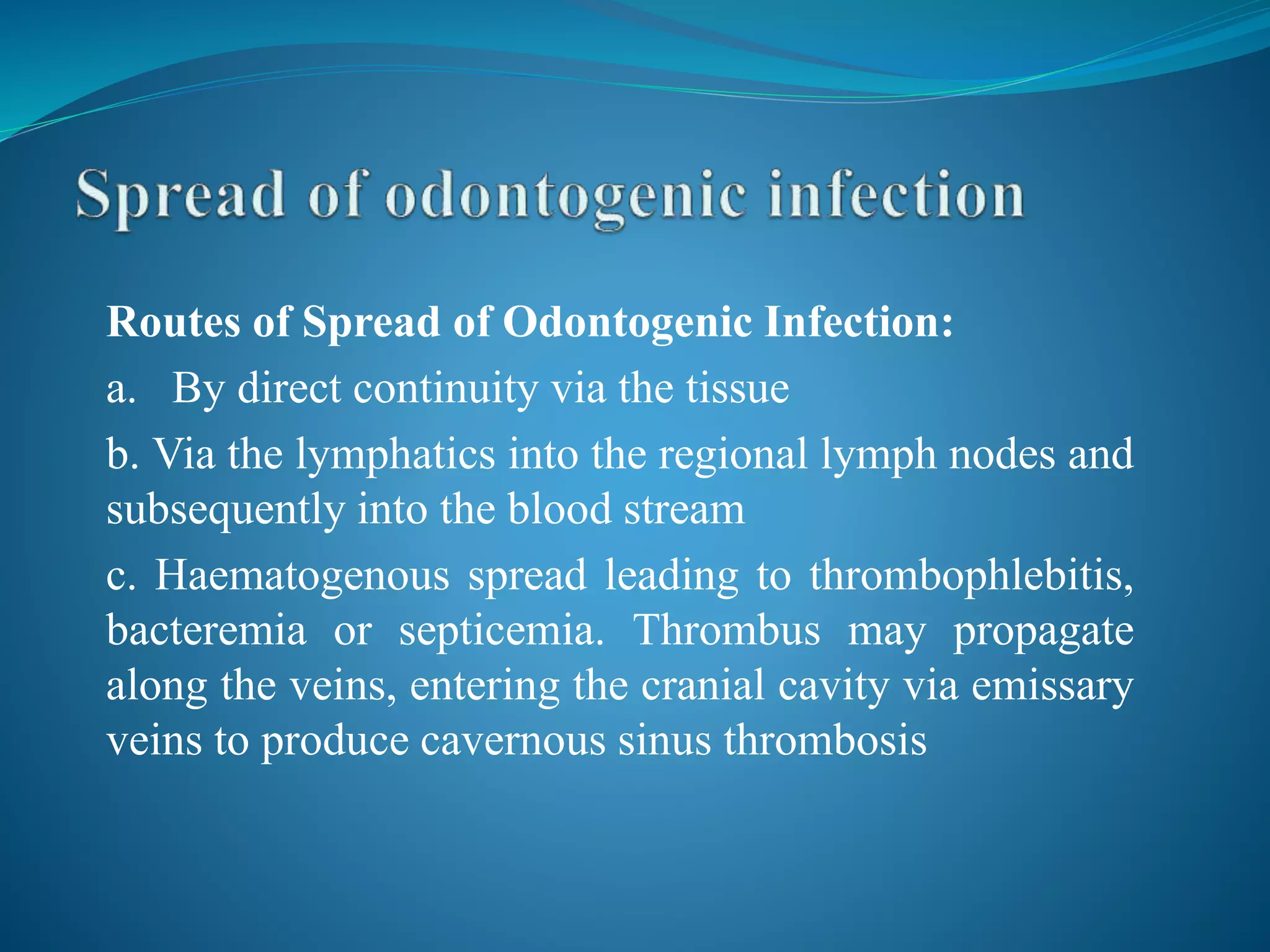 Odontogenic Infection | PPTX