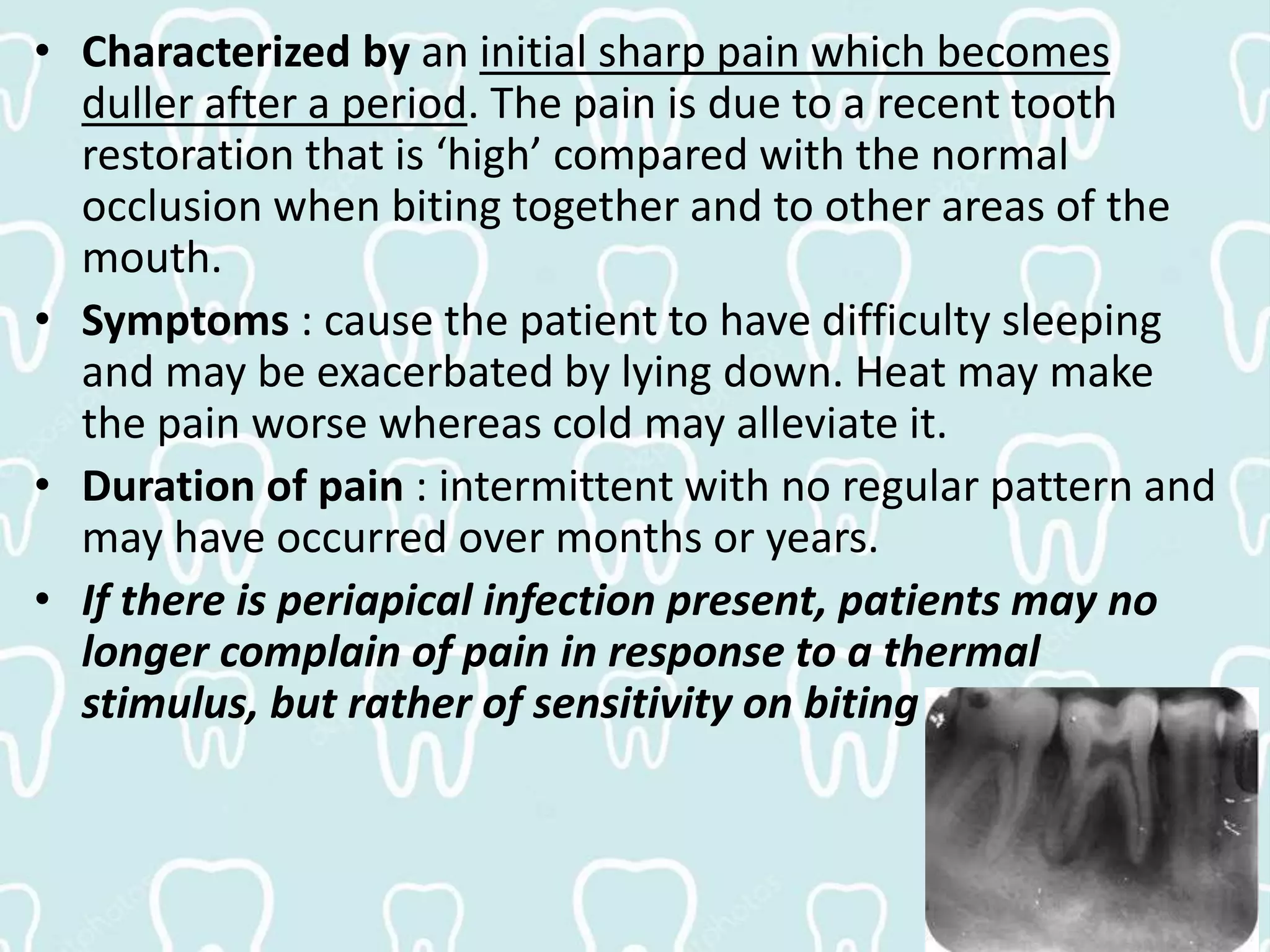 Odontogenic pain | PPTX
