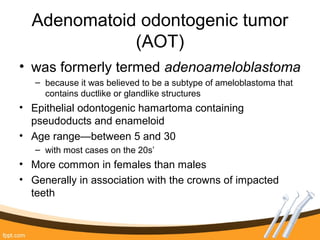 Odontogenic tumors- By Romeo Papa | PPT