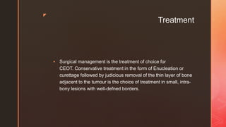 Odontogenic Tumors.pptx | Dental Health | Diseases and Conditions