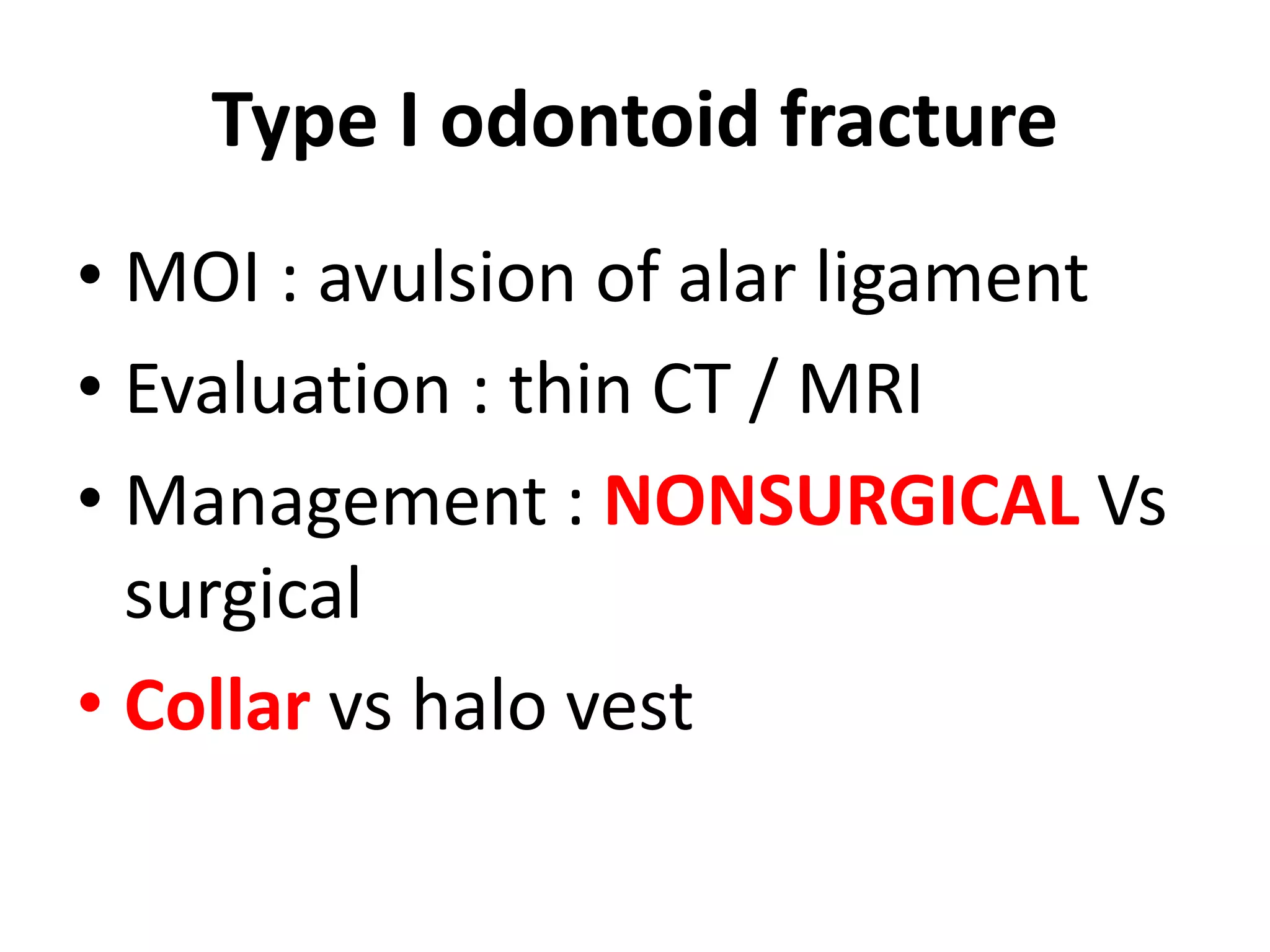 Odontoid and hangman fracture | PPTX
