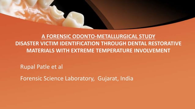 Forensic Odontology | PPT