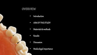 Forensic Odontology | PPTX