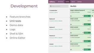 Odoo.sh for Developers | PDF