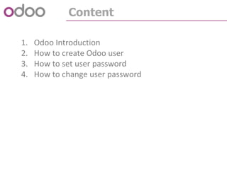 Odoo How to - Session - 1 | PPT