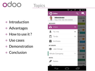 Odoo mobile apps | PDF | Computer Software and Applications | Computing