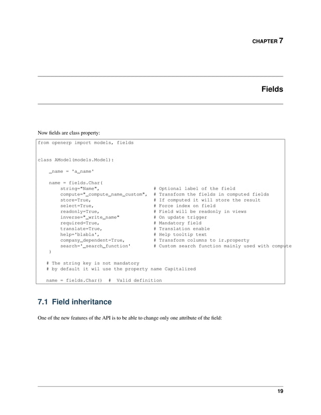 Odoo new-api-guide-line | PDF