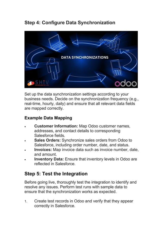 A Comprehensive Guide to Integrating Odoo with Salesforce | PDF | Operating Systems | Computer ...