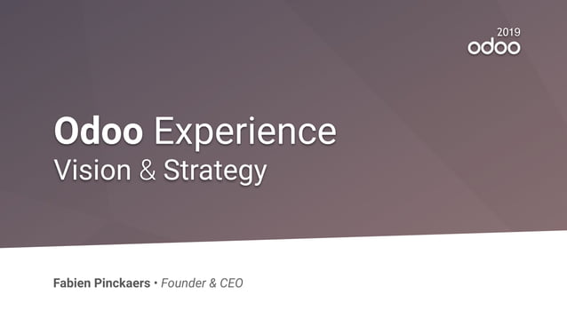 Odoo - Vision & Strategy | PDF | Operating Systems | Computer Software and Applications
