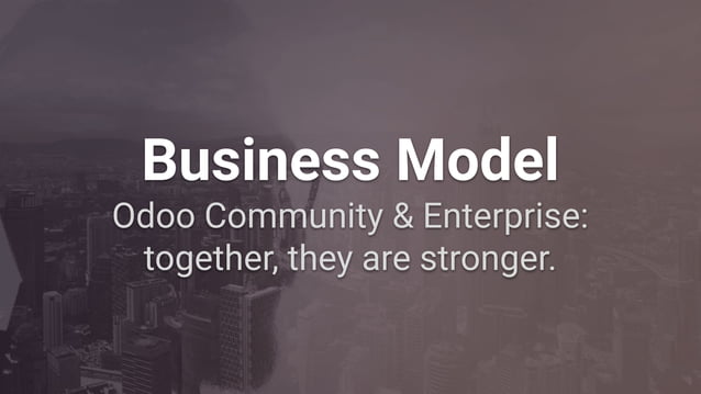 Odoo - Vision & Strategy | PDF | Operating Systems | Computer Software and Applications