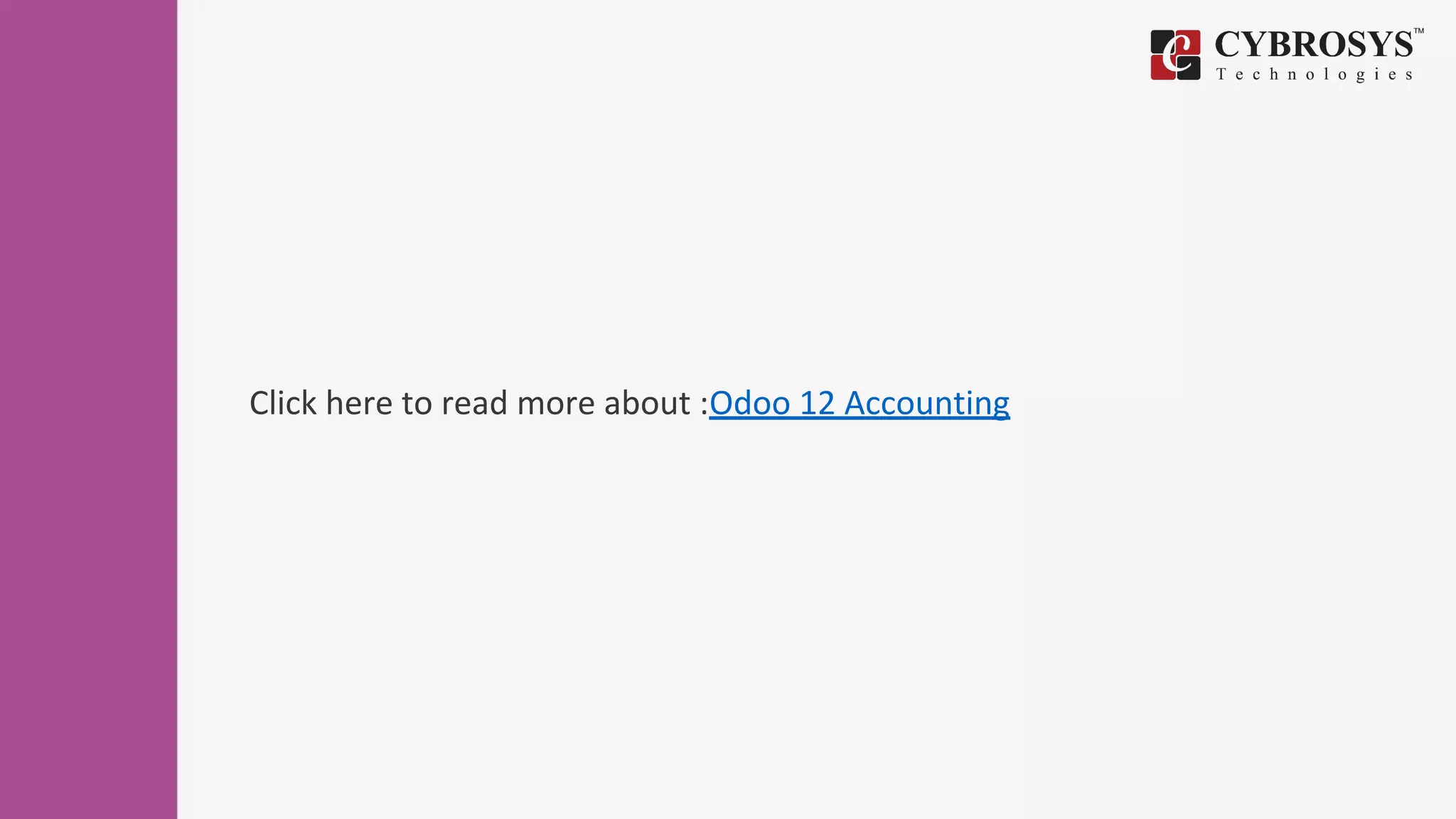 Odoo 12 accounting | PDF