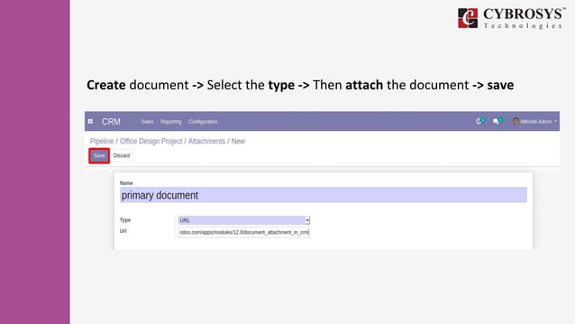 Odoo 12 - CRM Document Management System | PPT