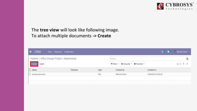 Odoo 12 - CRM Document Management System | PPT