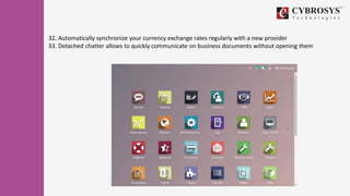 Odoo 12 features | PPTX | Technology & Computing