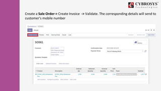 Odoo 12 SMS Gateway MSG91 | PDF