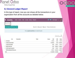 Odoo 13 Accounting | Budget | Assets | Accounting Reports | PPTX