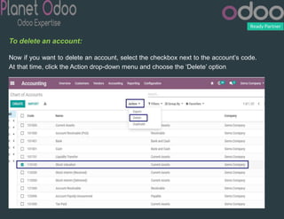 Odoo 13 chart of accounts | PPTX
