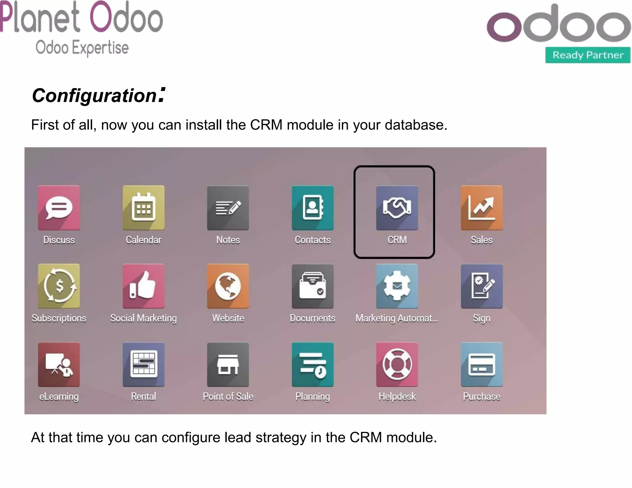 Odoo 13 crm manage leads and opportunity | PPT