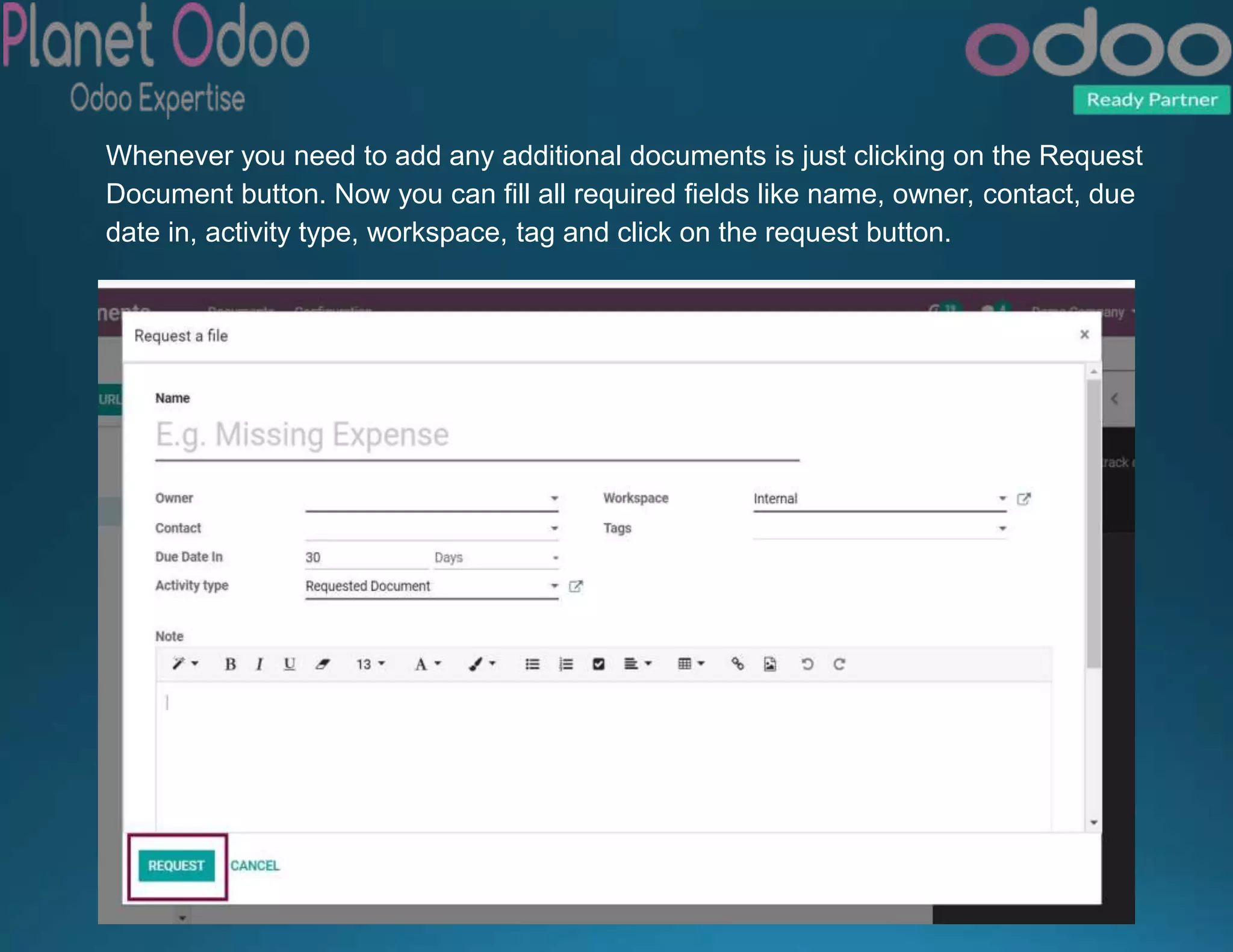 Odoo 13 document management system | PPTX