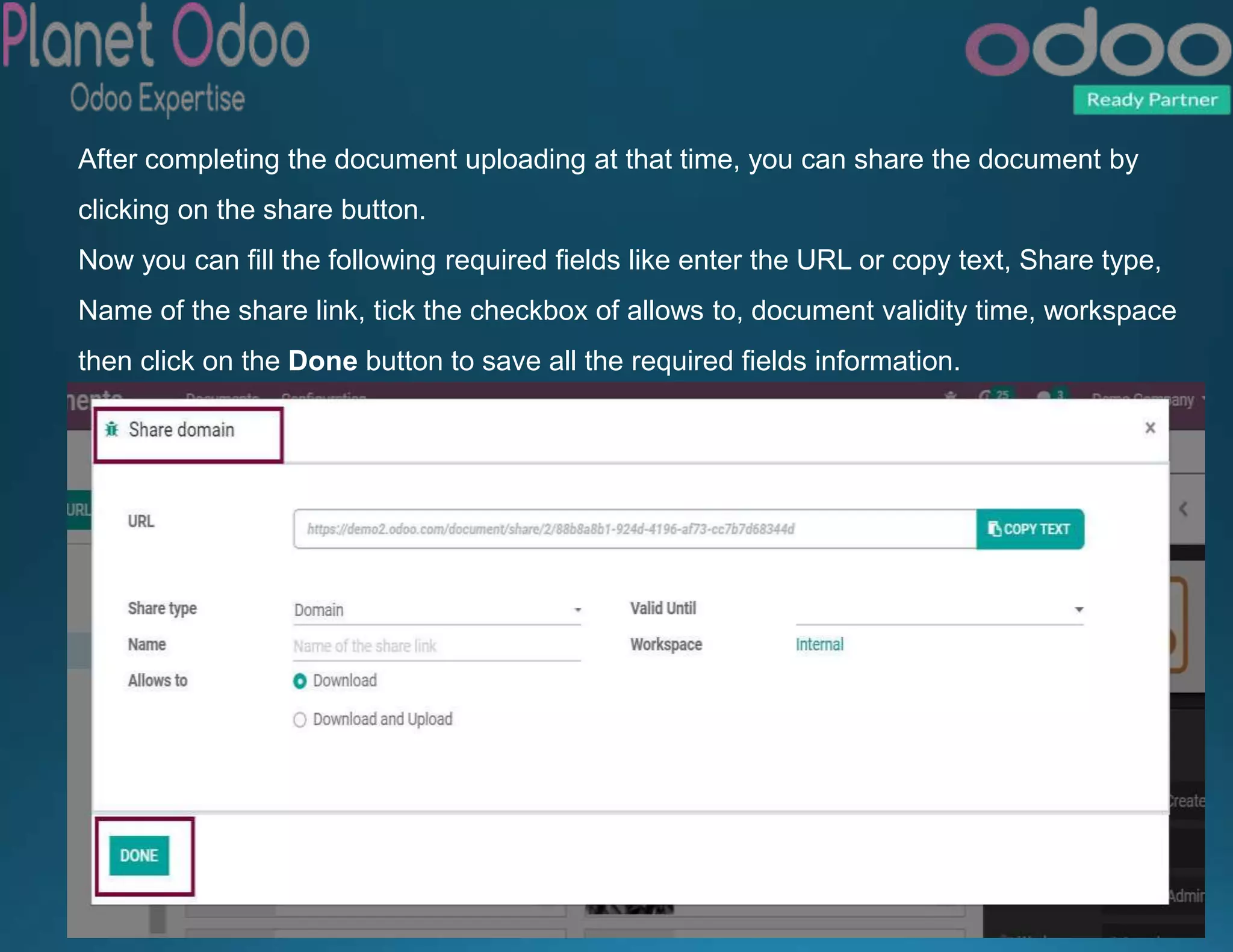 Odoo 13 document management system | PPTX