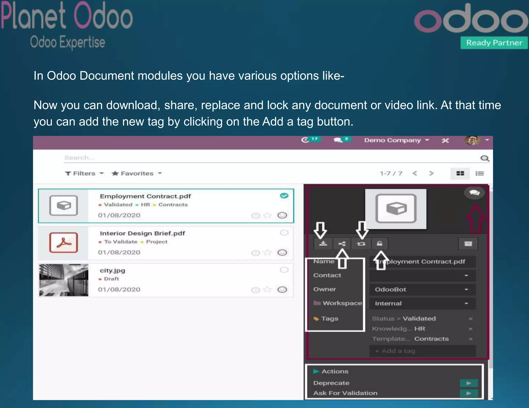 Odoo 13 document management system | PPTX