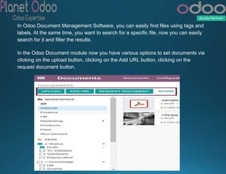 Odoo 13 document management system | PPTX