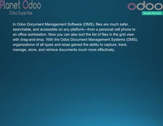 Odoo 13 document management system | PPTX