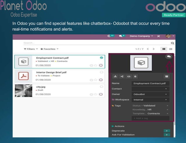 Odoo 13 document management system | PPTX