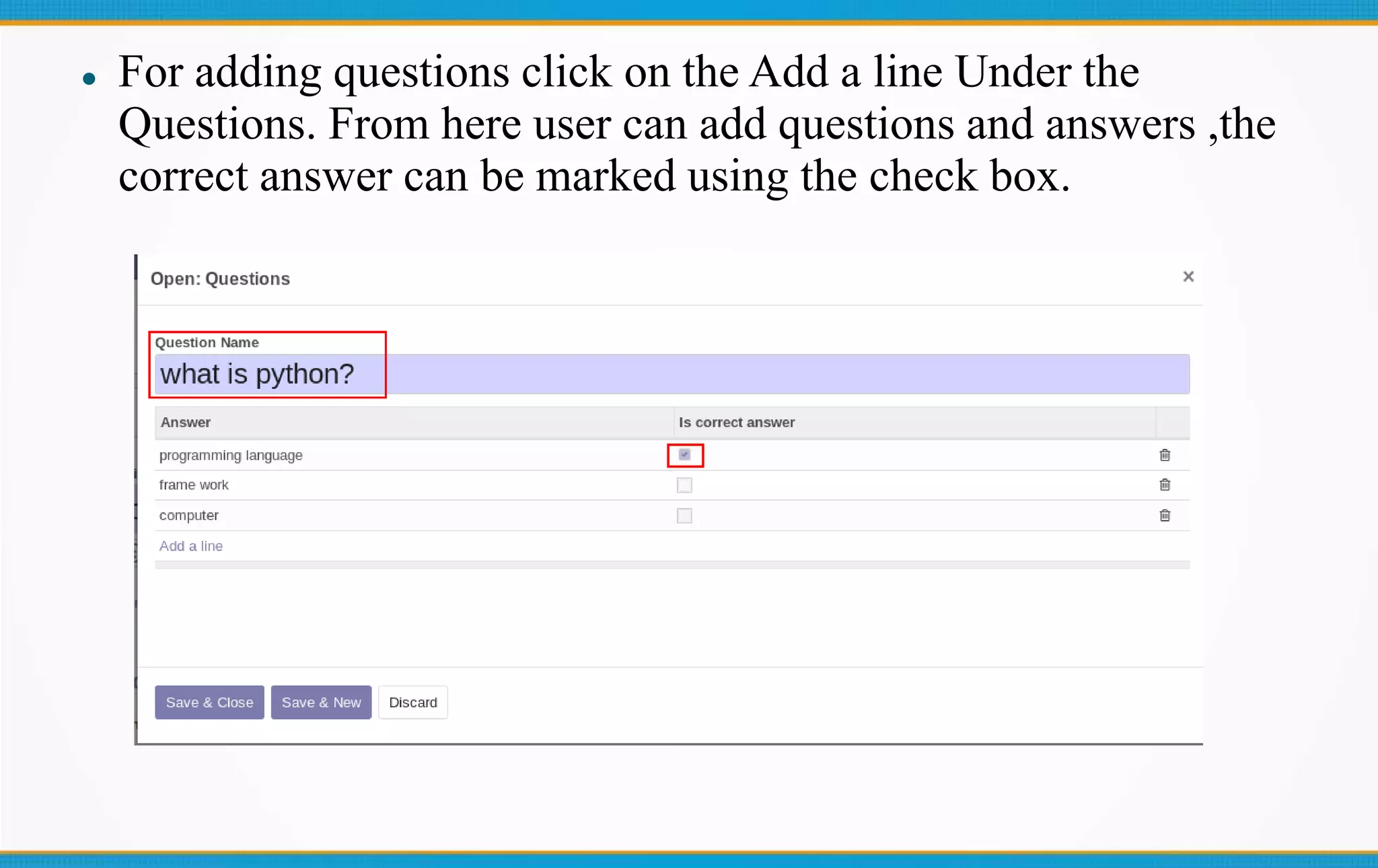 Odoo 13 Elearning | PPT