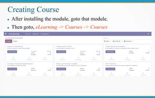 Odoo 13 Elearning | PPT