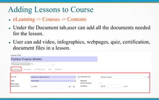 Odoo 13 Elearning | PPT
