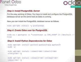 Odoo 13 installation on ubuntu 19.04