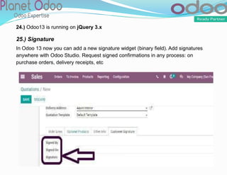 Odoo 13 new features | PPT