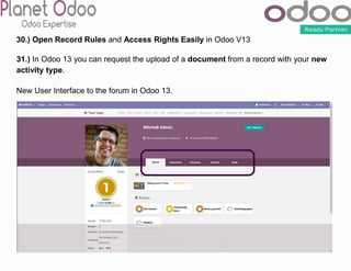 Odoo 13 new features | PPT
