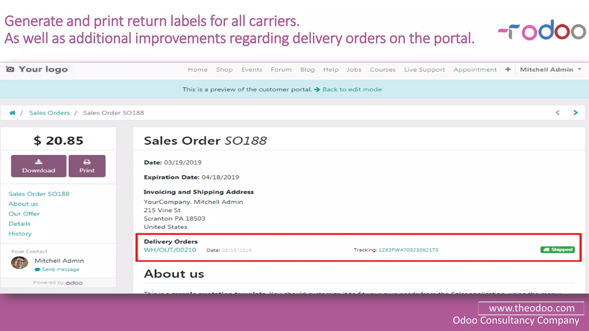 Overview Of Odoo 13 Features | PPT