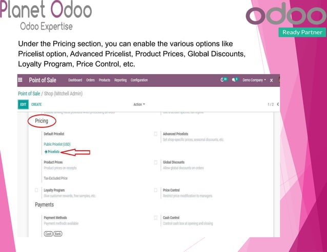 Odoo 13 point of sale a complete guide to point of sales features, payments, pricing | PPTX ...