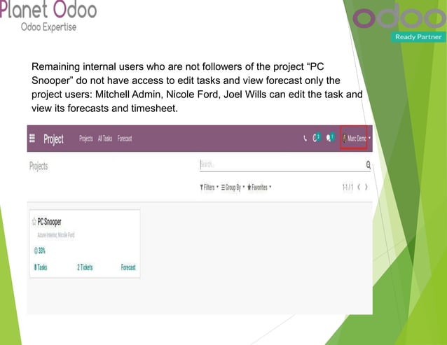 Odoo 13 project management | PPTX | Business | Business and Finance