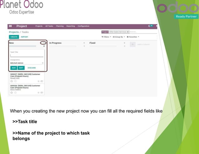 Odoo 13 project management | PPTX | Business | Business and Finance